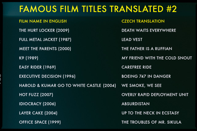 Famous Movie Titles Translated | VashiVisuals